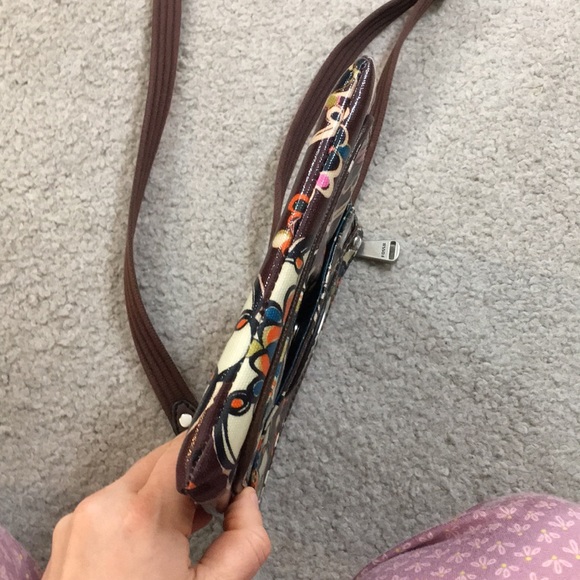 Fossil | Bags | Fossil Key Per Multicolored Crossbody Bag Cute | Poshmark